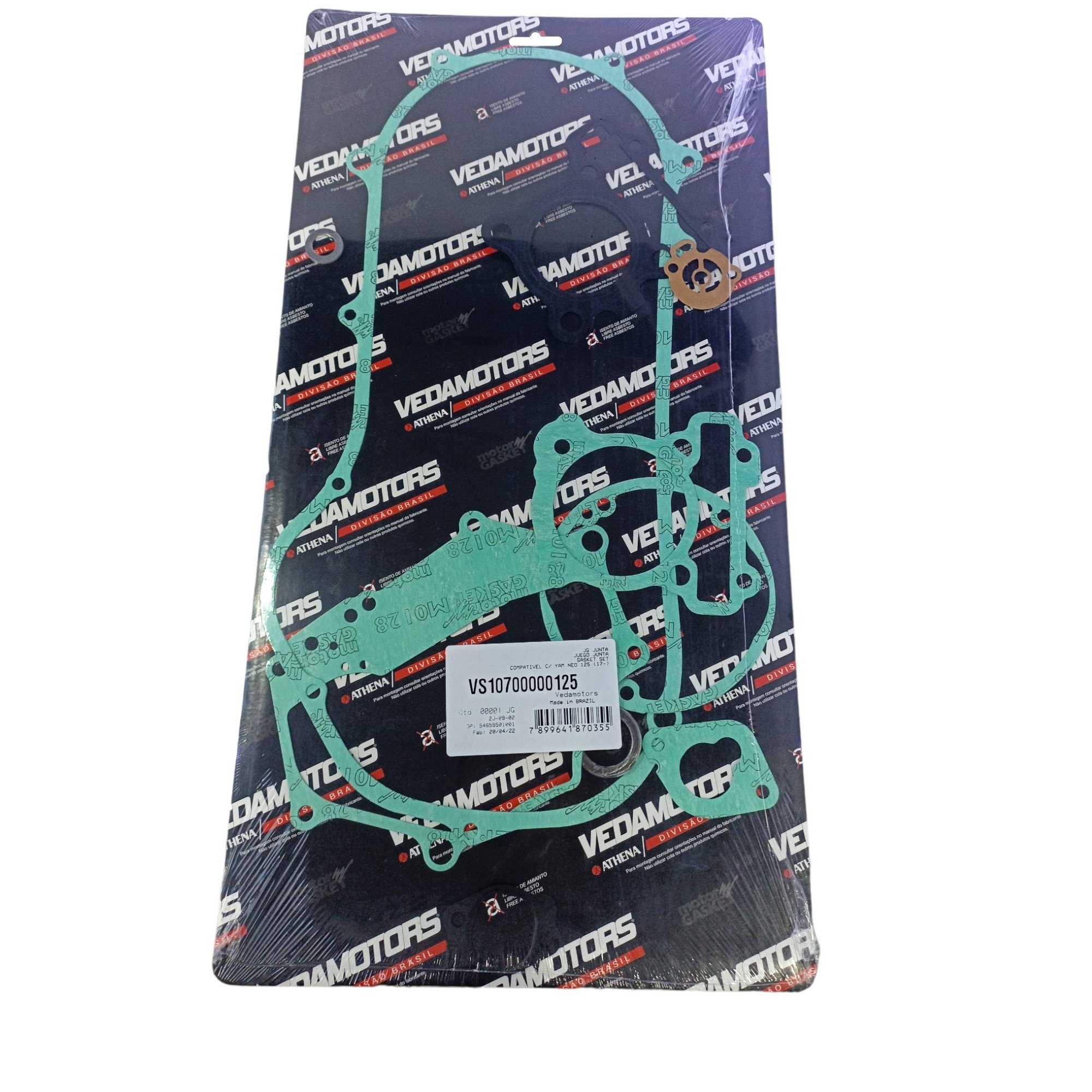 Junta Motor Completo Yamaha Neo 125 2017 Em Diante